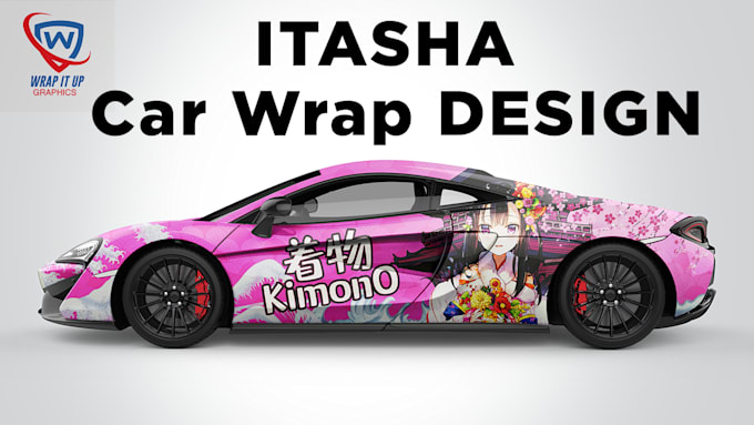 Do awesome livery iracing car, fivem ems wrap, itasha car design by ...