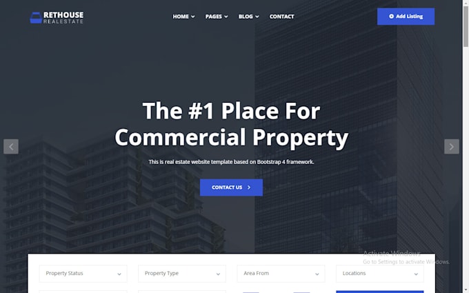 Develop Your Frontend Website Using Html Css Js Bootstrap By