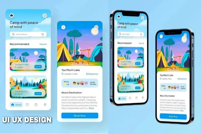 Design mobile app ui ux design and website ui ux design, dashboard, wireframing by Ashley_art01 ...