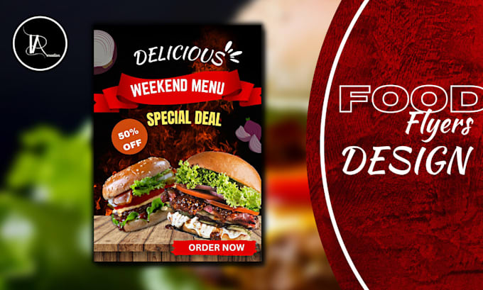 Design restaurant food menu cards or digital screen menu board by ...