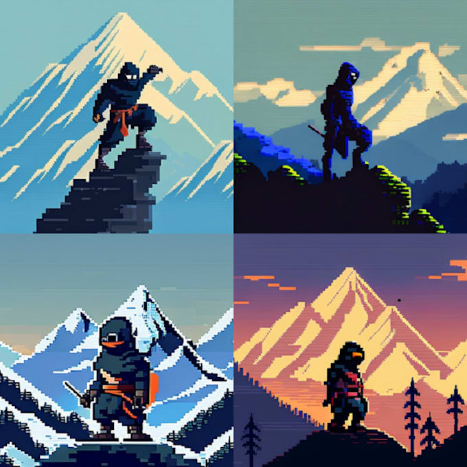 Create a custom pixel art for you by Miguelpaulo15 | Fiverr