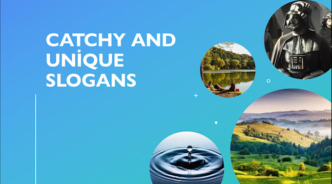 Write catchy slogans or taglines for your business by Zeytar | Fiverr