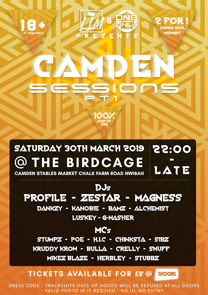 Create a poster for your next gig or event by Roozledoozle | Fiverr