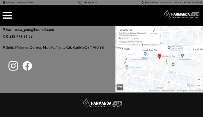 Design and create your web site with html and css by M_canpolat | Fiverr
