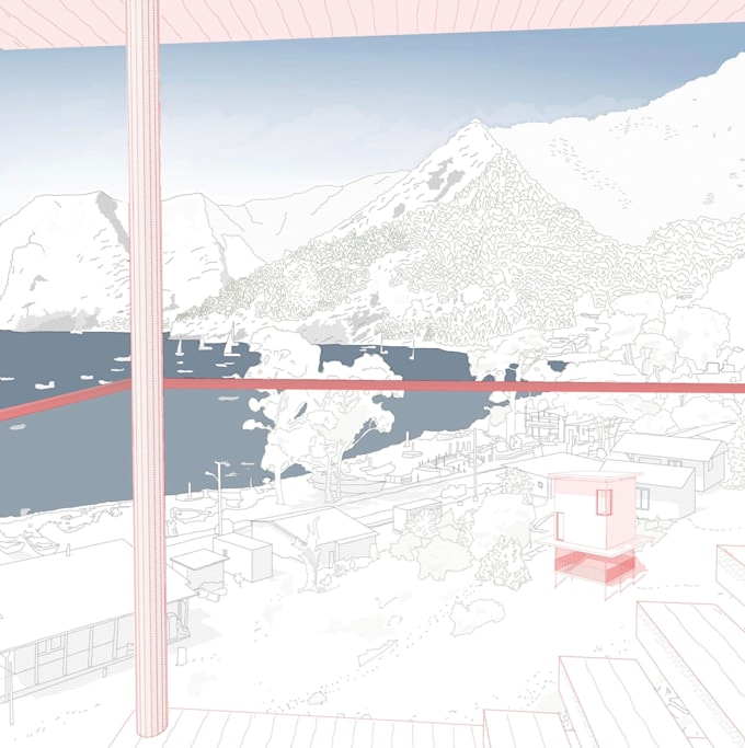 Architectural illustrations with setting by Glenda_244 | Fiverr