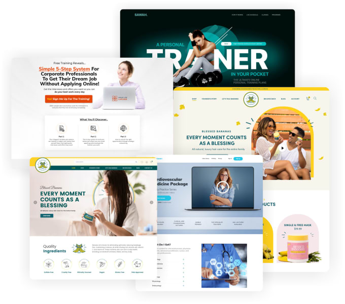 Create high converting landing page design by Yanooo | Fiverr Create high converting landing page design by Yanooo | Fiverr