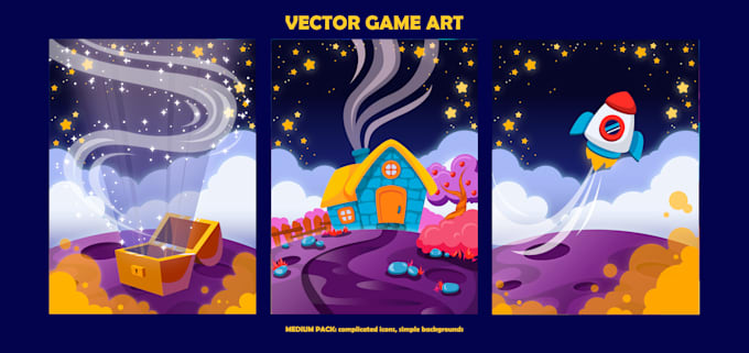Create unique 2d vector game art by Anna_tkachova | Fiverr