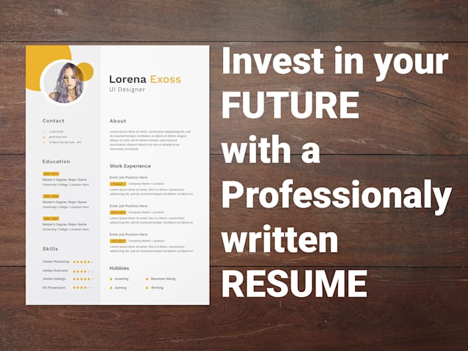 Deliver amazing, eye catchy, unique and attractive resume or cv ...