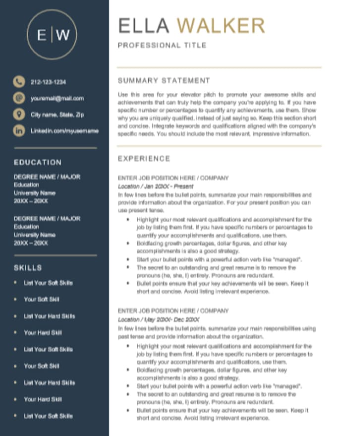 Reword and redesign your cv to highlight your achievements by Projone ...