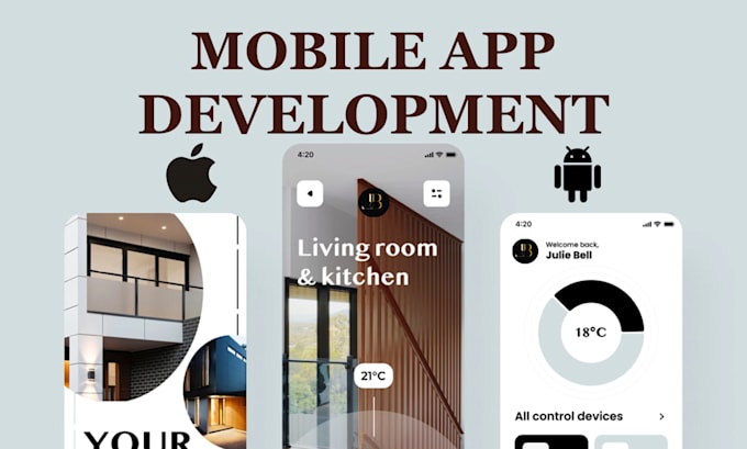 Do custom mobile app development and design for ios app and android app by Bradleyqp | Fiverr