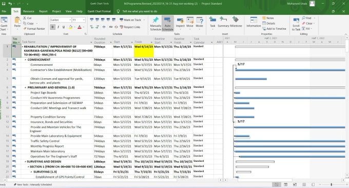 Prepare construction schedule using ms project and p6 by Unaishi | Fiverr Prepare construction schedule using ms project and p6 by Unaishi | Fiverr