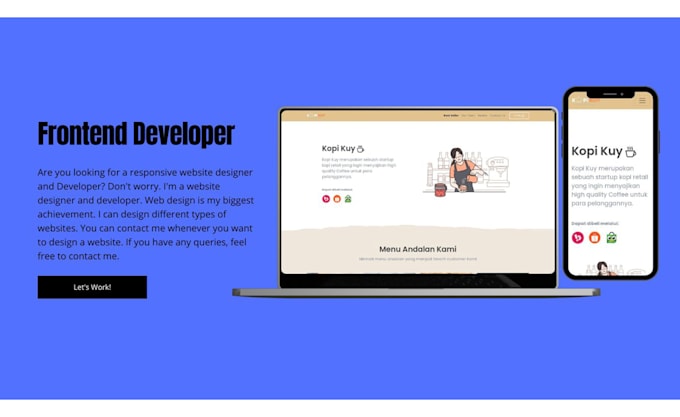 Build responsive landing page using html, css, javascript by ...