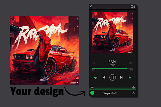Make a legendary album cover for all purposes by Gilladell | Fiverr