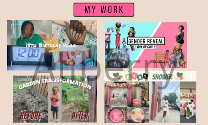 Create cute and aesthetic youtube thumbnails by Aliyah03 | Fiverr