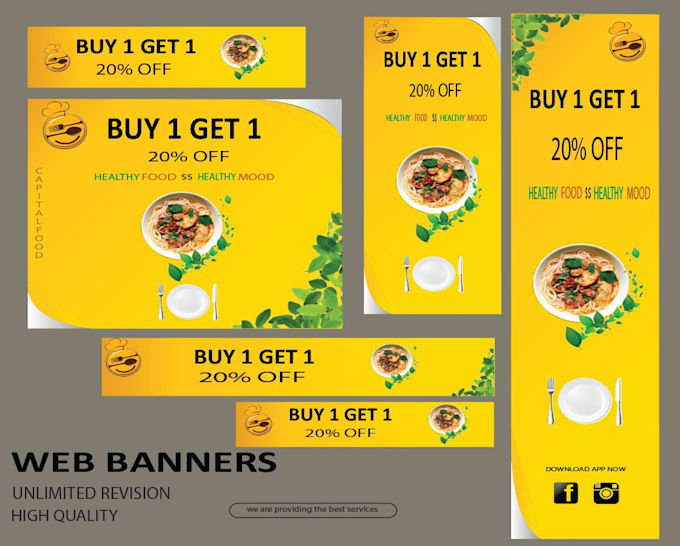 Desing creative web banner logo business card by Nknizum | Fiverr