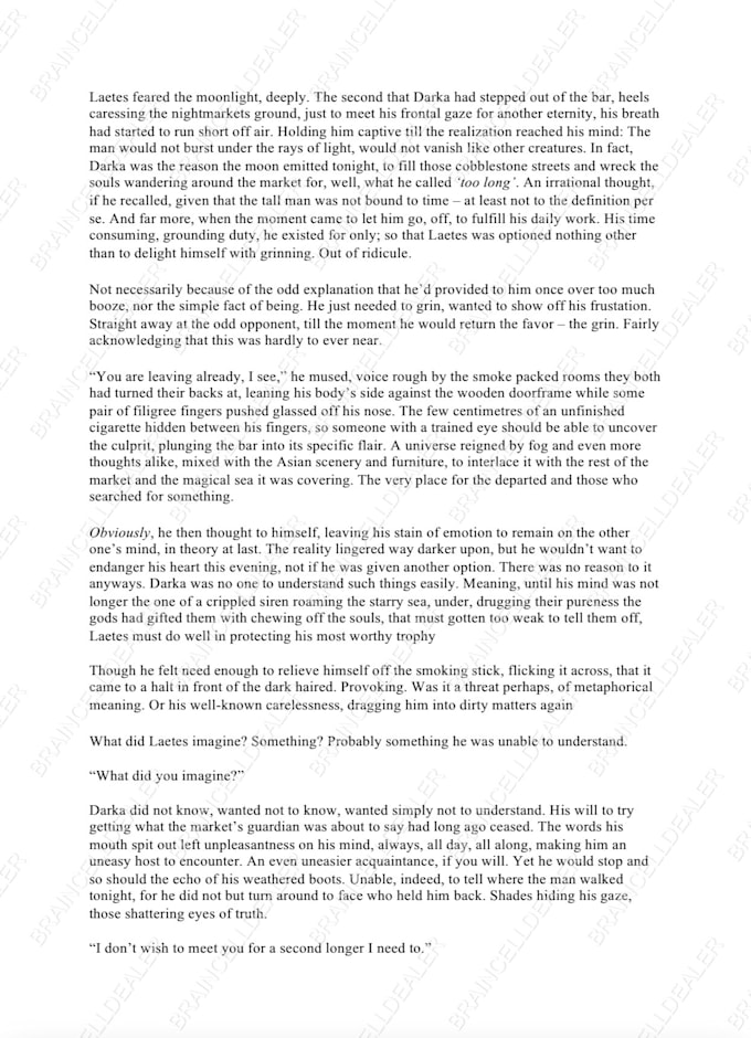 Write you a fanfiction by Braincelldealer | Fiverr