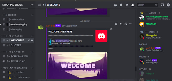 Setup your discord server with a beautiful aesthetic look by ...