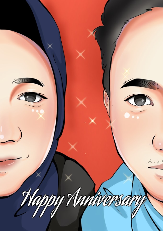 Draw your photo to anime with mystyle by Tarartxy28 | Fiverr