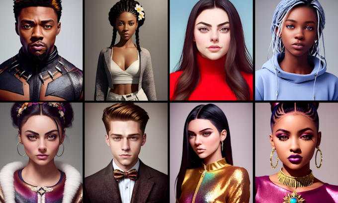 Create unique ai portraits, ai art and ai character designs by Itswumi ...