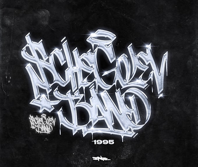 Do a cool graffiti tag logo or y2k design for you by Saveroneart | Fiverr