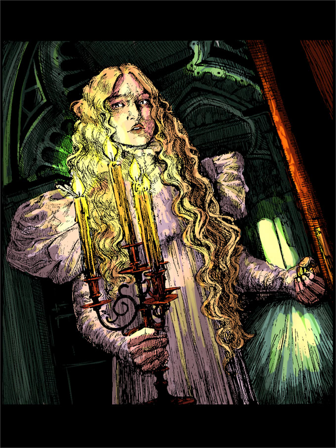 Do draw illustrations in my style by Angelabretti | Fiverr