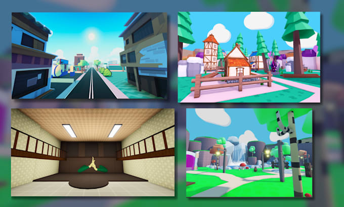 Make eyecatching low poly roblox maps by Hirunakithsandu | Fiverr