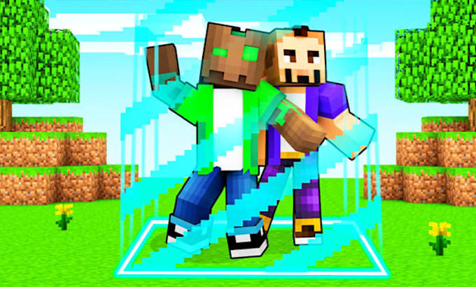 Hare una miniatura de minecraft, llamativa y rapida by Gfxmina | Fiverr