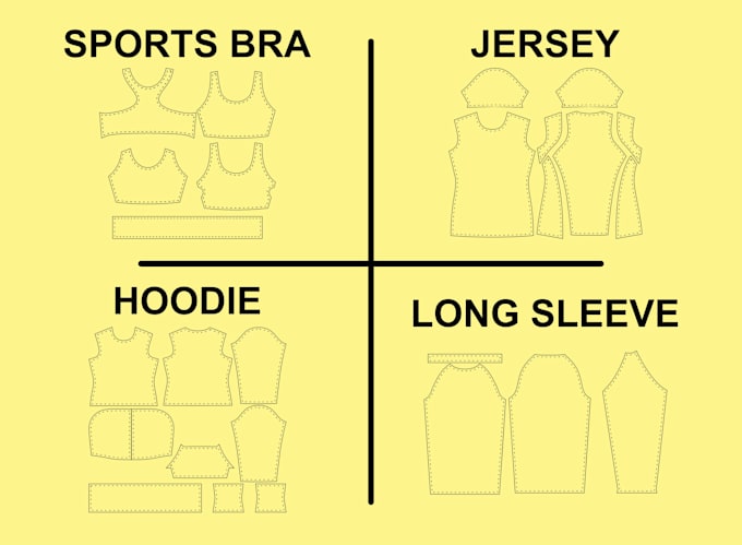 Professional sewing pattern design for your project by Rwaqas15 | Fiverr