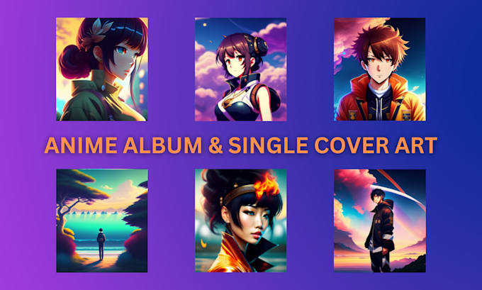 Make anime cartoon album cover art fast hip hop lofi rap emo by ...