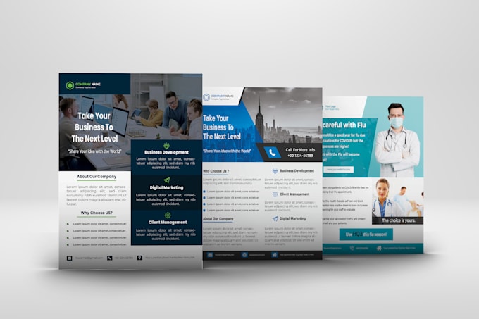 Design print ready promotional flyer by Designertaru | Fiverr