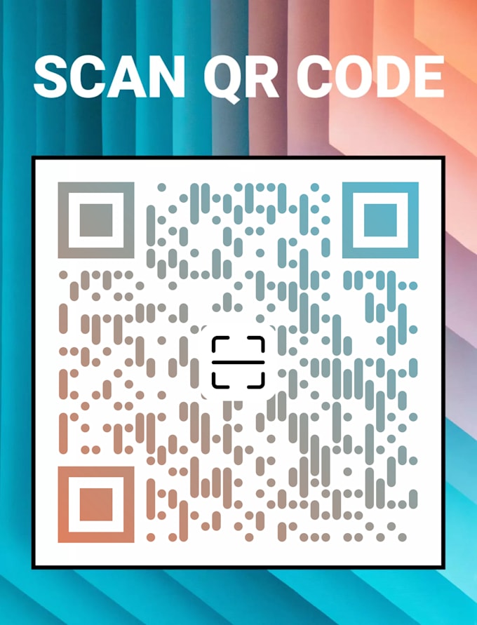 Create custom qr code with your logo by Abdullah55176 | Fiverr