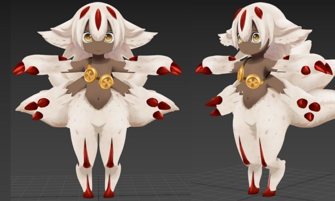 Do 3d Model Avatar Furry Fursona Nsfw Sfw Model Vrc Elf Chibi For Vrchat By Onehour147