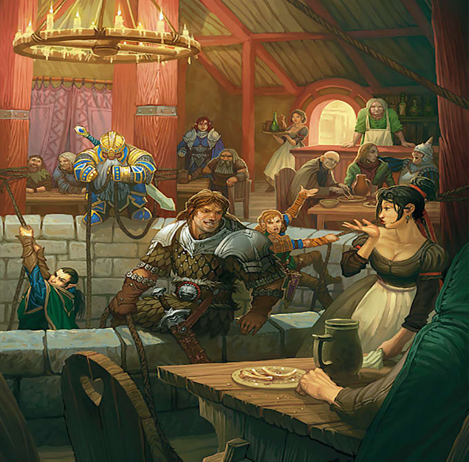 Do your dnd and dnd party character by Estructond | Fiverr