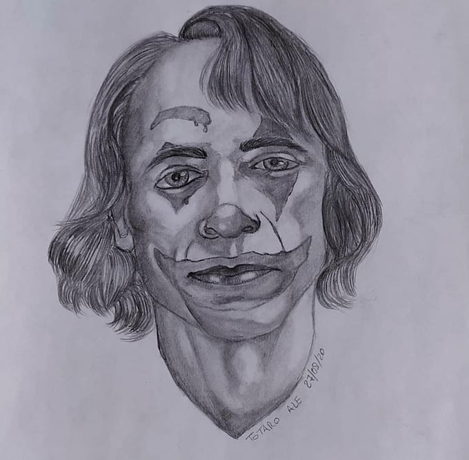 Create realistic pencil drawing on paper by Totaro_ale | Fiverr