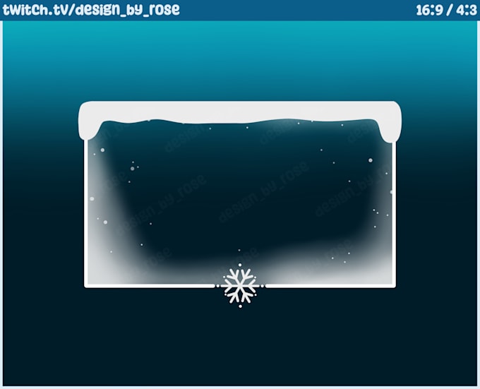 Create a webcam border for your video or stream by Design_by_rose | Fiverr
