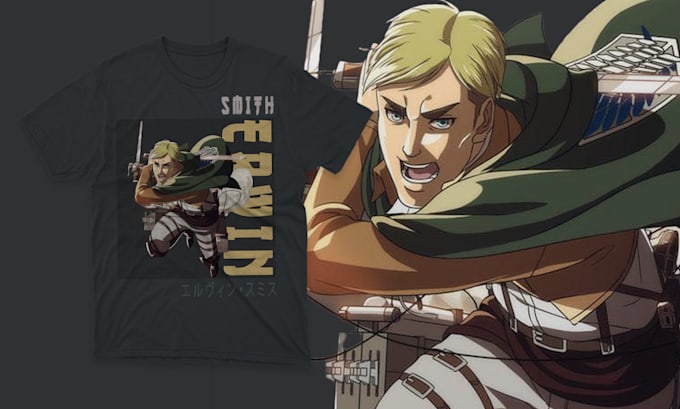 Draw high quality design for your favorite character in aot by ...