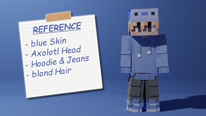 Create the best custom minecraft skins with your wishes by Jhy___ | Fiverr