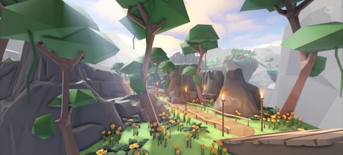 Create a low poly roblox map by Dustynytb | Fiverr