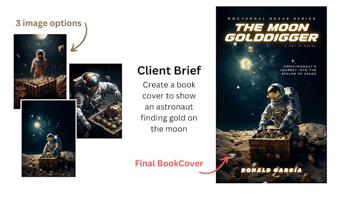 Create book covers and illustrations with ai by Rocketriver | Fiverr