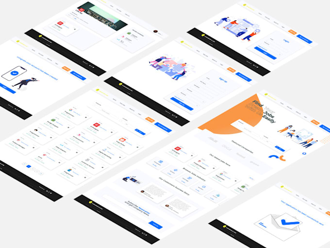 Make a web ui design company profile by Arabirizki | Fiverr