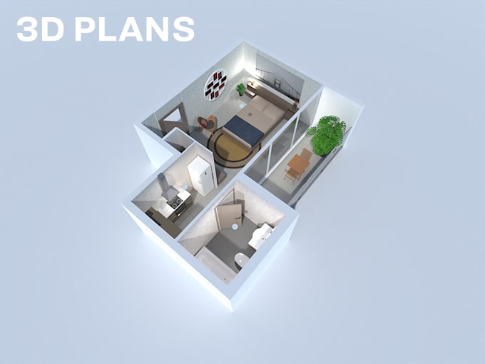 Transform your autocad file floor plans to a beutiful nice floor plans ...