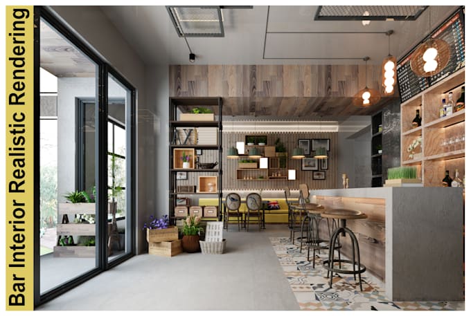 Create your café, bar, restaurant retail stores by Akrajon | Fiverr