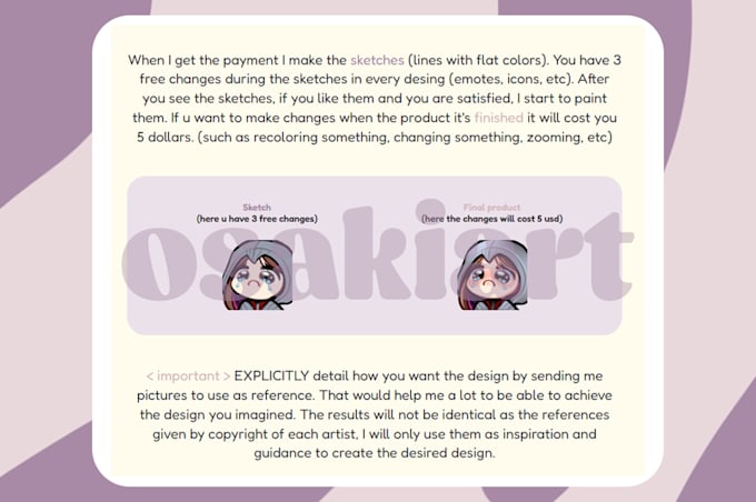 Draw cute custom emotes for twitch, discord, yt channel by Osakiart ...