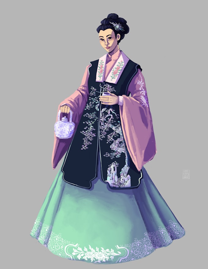 Create a full body picture of your rpg character by Junebugjo | Fiverr