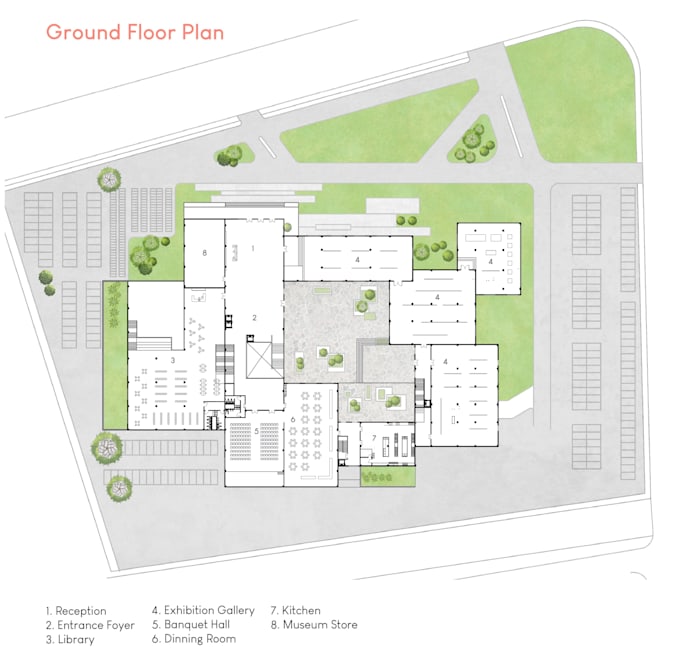 Draft and render 2d floor plan in autocad and photoshop by Chainika04 ...