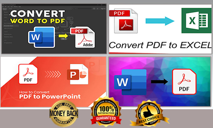 Convert pdf, word, excel, powerpoint by Ronnellapinoza | Fiverr