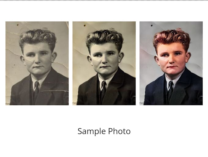 Restore and colorize your old photos by Viveedee7 | Fiverr