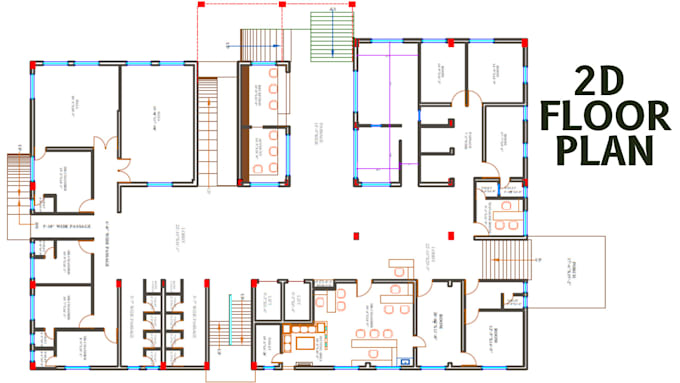 Design your architectural floor plan in autocad by Infra_skill_hub | Fiverr