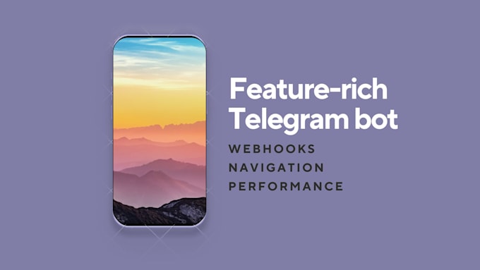 Develop a custom telegram bot for your business by Sp1nchuk | Fiverr