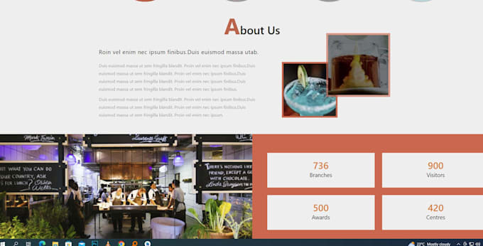 Create a custom and responsive html website template design by ...